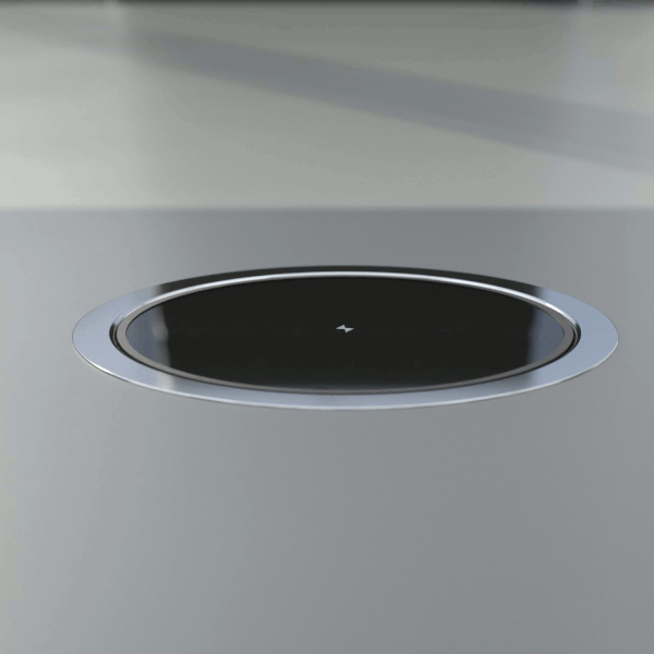 Powertech Pro Pull Up Socket With USB & Qi Charging