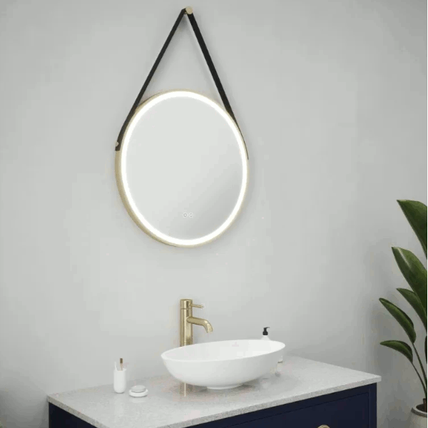 Sorrellis Valen Tunable Bathroom LED Mirror with Strap