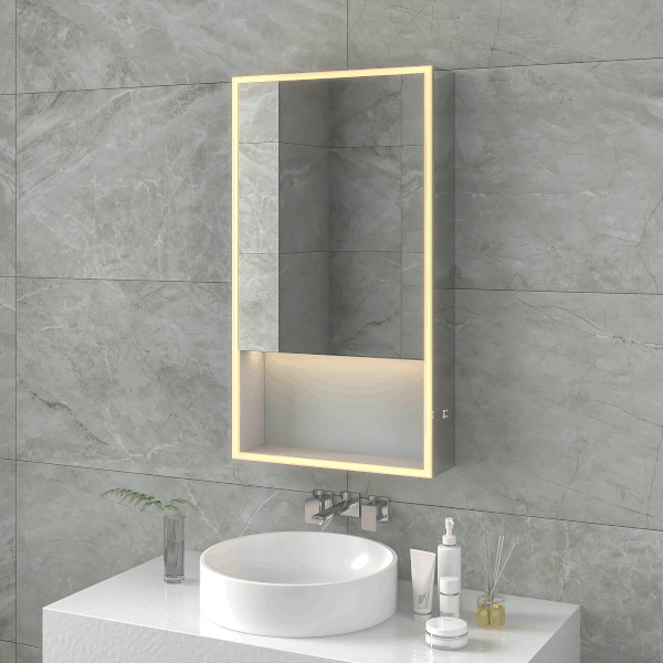 Sorrellis Aurelian Tunable LED Mirror Cabinet With Speaker