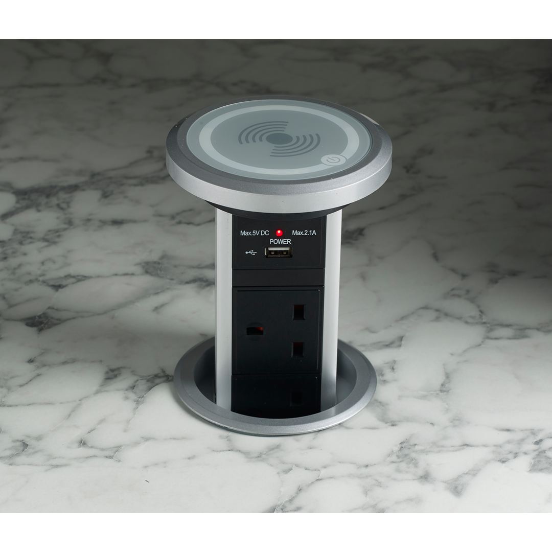 Pop Up Sockets for Kitchen Worktops | Pop Up Plug Sockets UK
