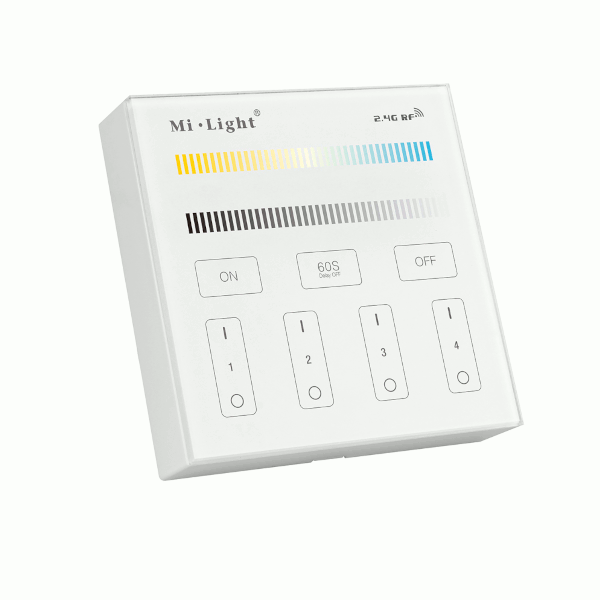 Radio Wall Panel Remote Control For LED Lighting
